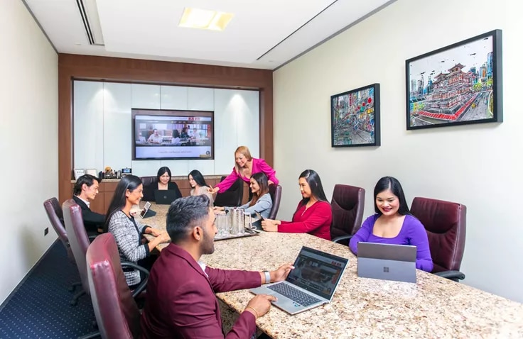 Singapore meeting room rental | Boardroom For Hire SG | Servcorp SG